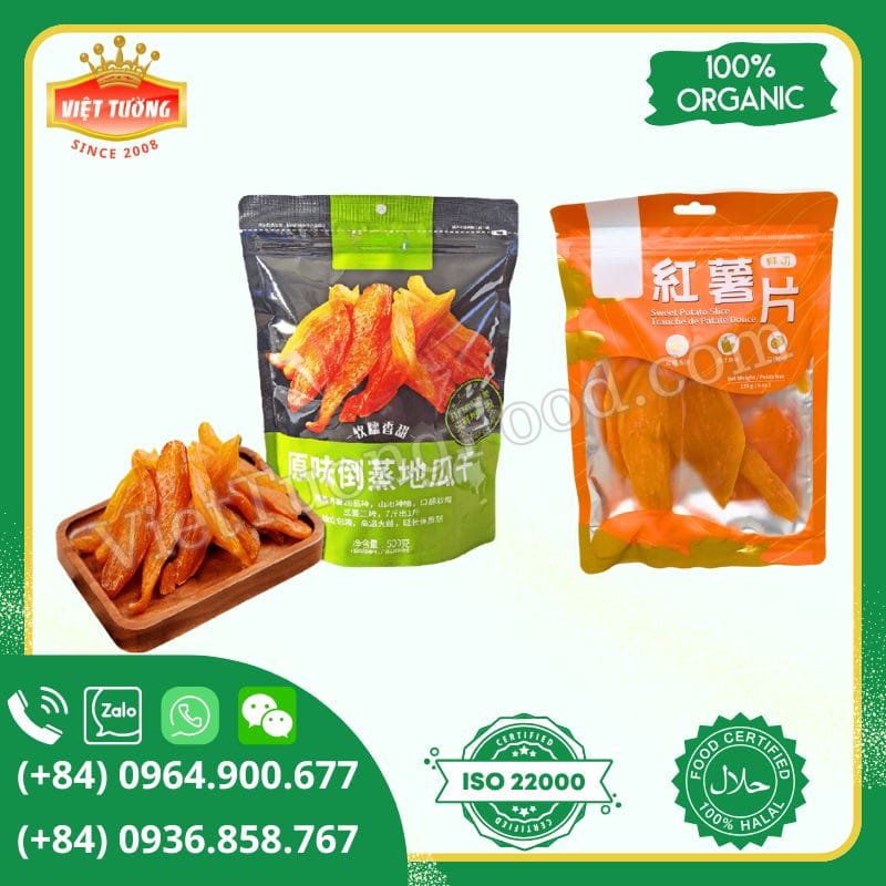 Khoai lang sấy dẻo - Soft dried sweet potato | VietTuong Food