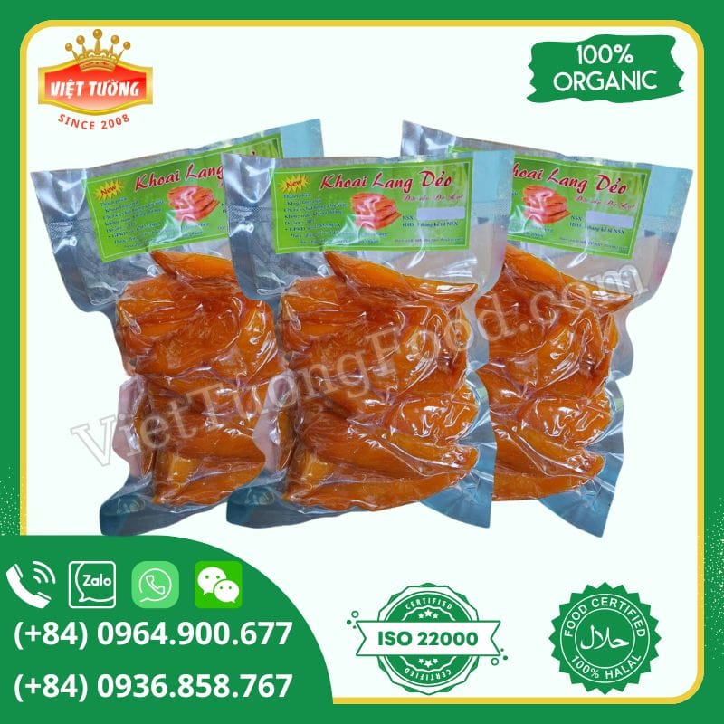 Khoai lang sấy dẻo - Soft dried sweet potato | VietTuong Food
